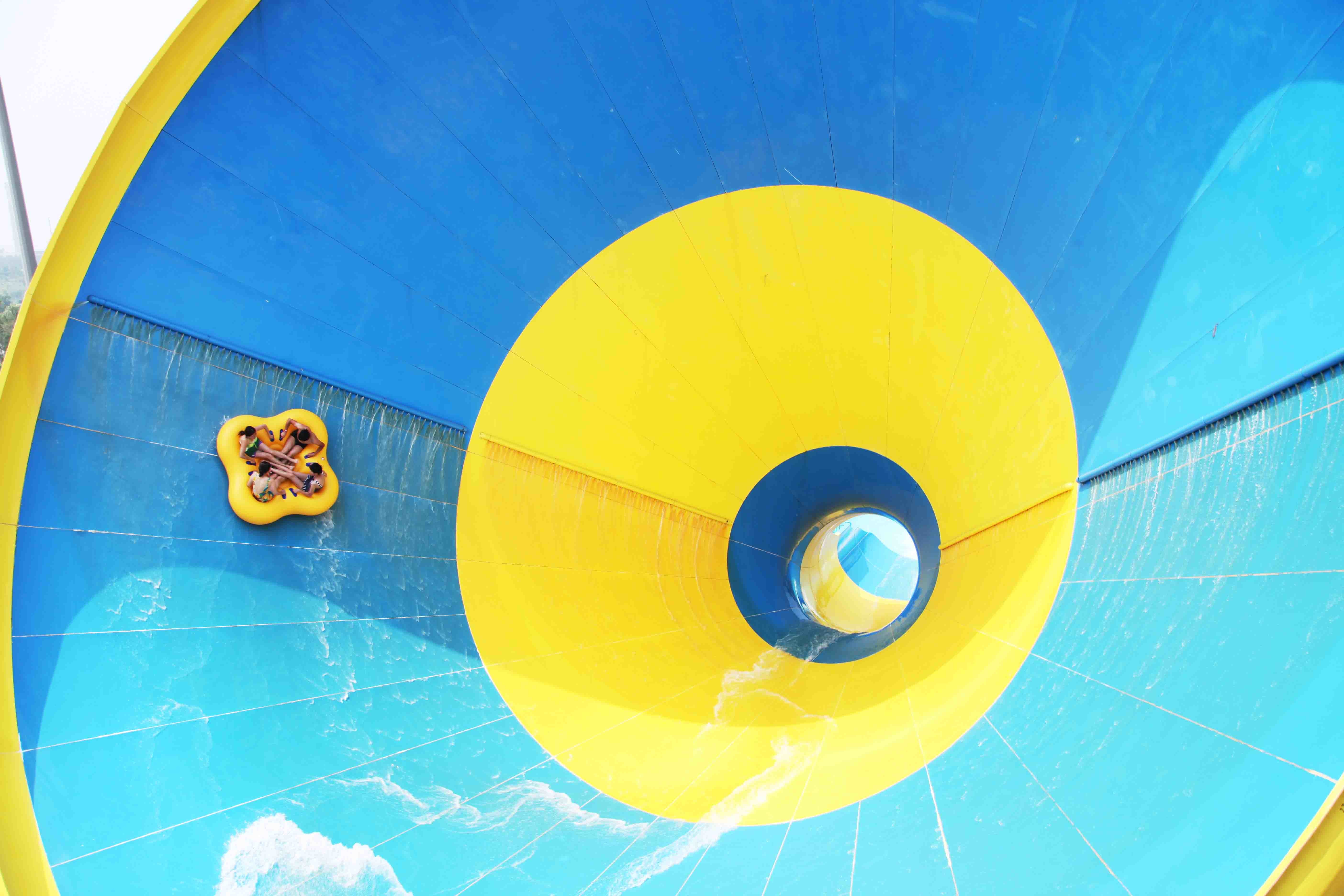 Big Tornado Fiberglass Water Slide Untuk Hiburan Petualangan Waterpark ...