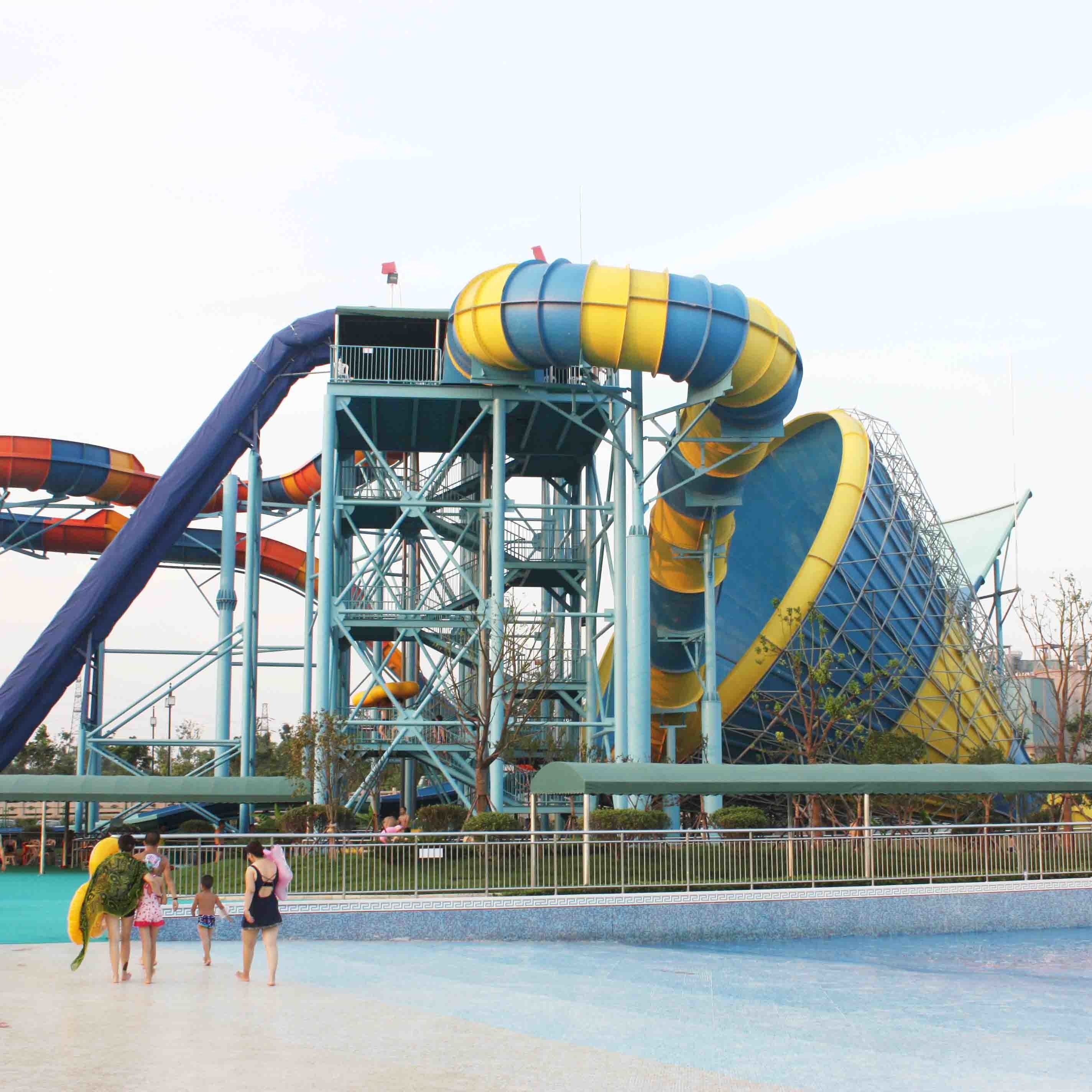 Big Tornado Fiberglass Water Slide Untuk Hiburan Petualangan Waterpark ...