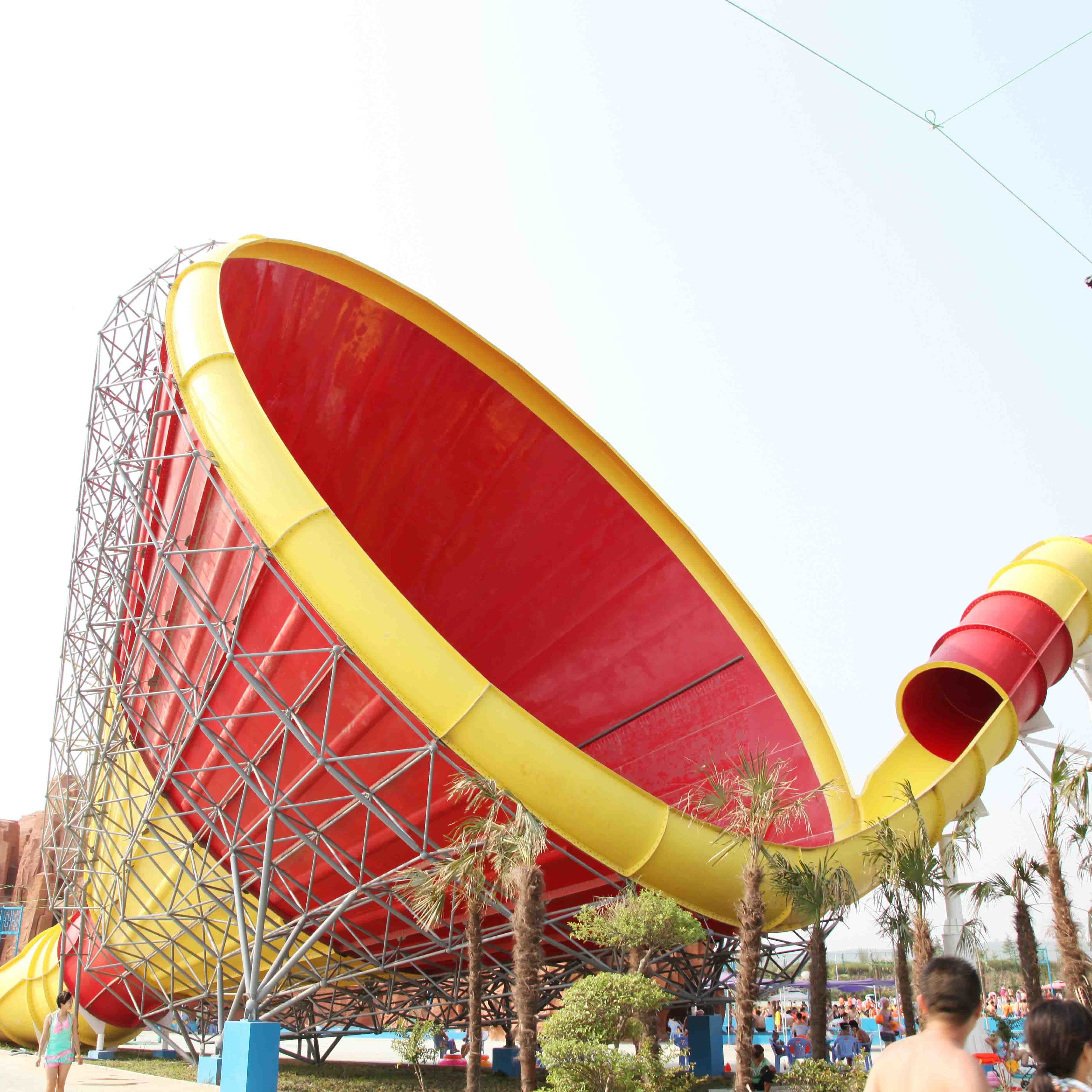 Besar Fiberglass Water Slides untuk Aqua Lucu, besar Slide Tornado Air ...